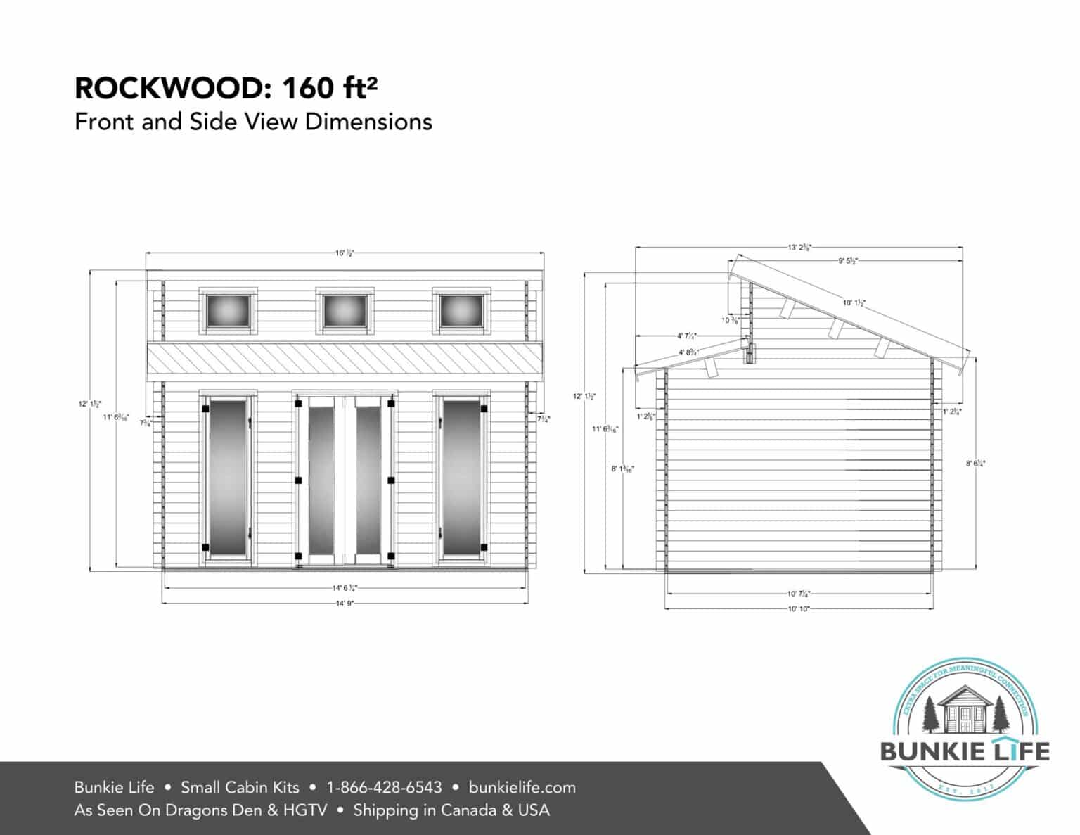 Rockwood™ Bunkie 160 sq ft - Bunkie Life